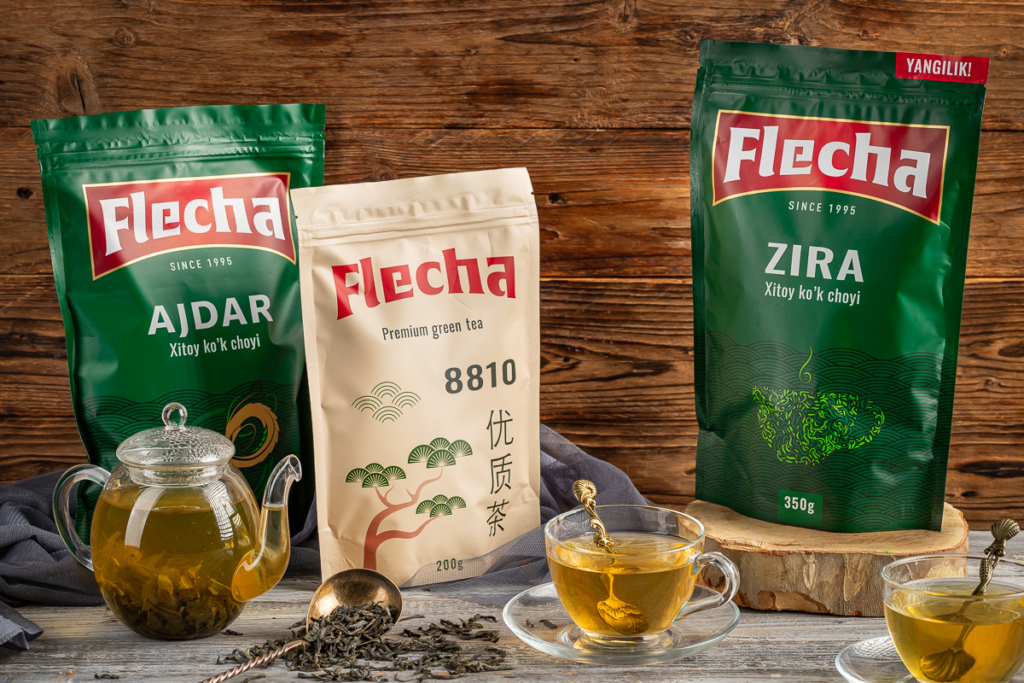 Интересное на полках: зеленый чай FLECHA — Zira.uz